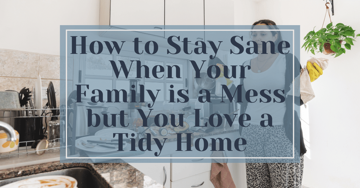 How to Stay Sane When Your Family is a Mess but You Love a Tidy Home - Next Level Organized